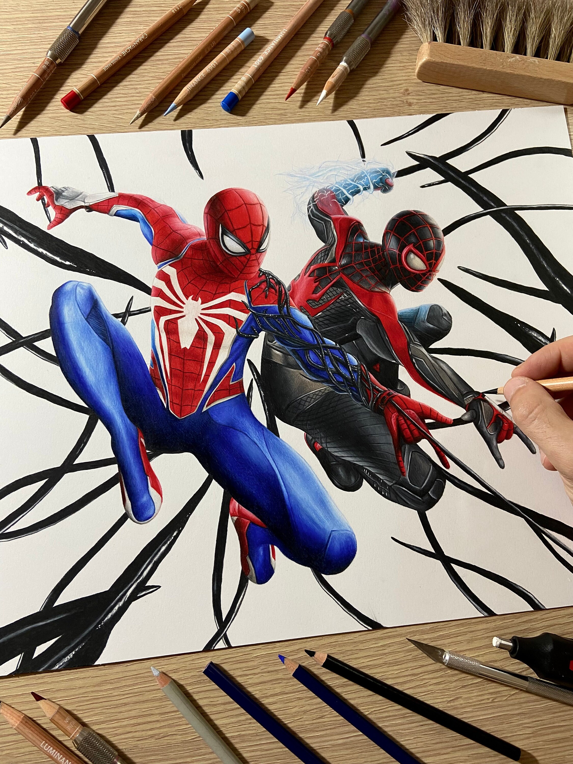 Marvel's Spider-man 2 Artwork Prints - Etsy