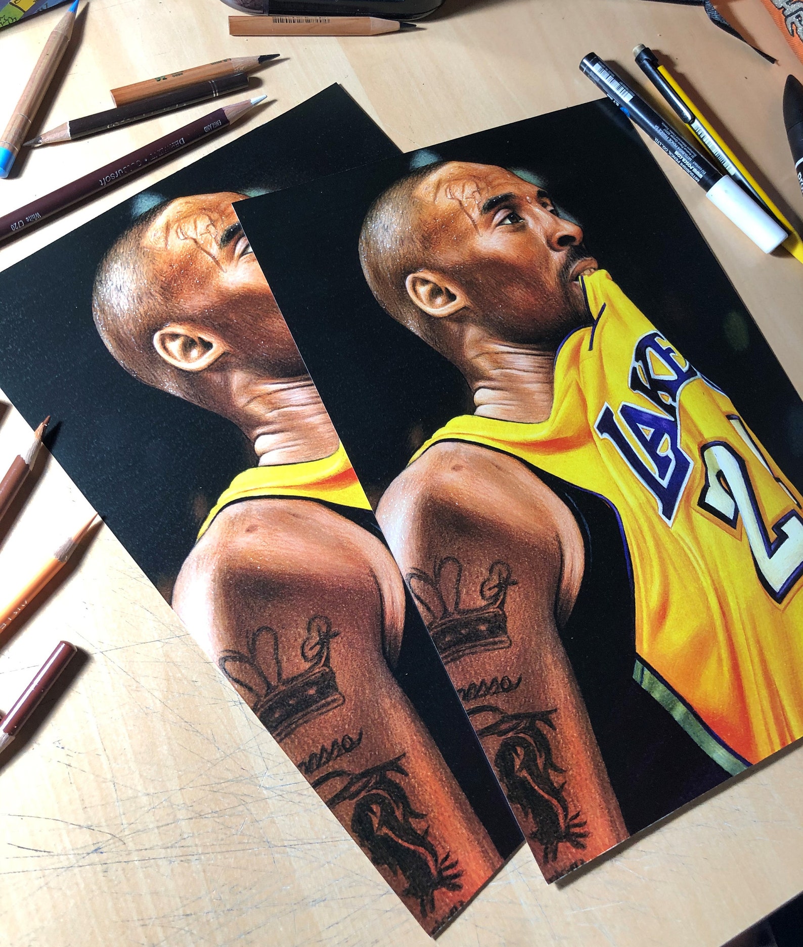 Impressions d’œuvres d’art de Kobe Bryant - Etsy France