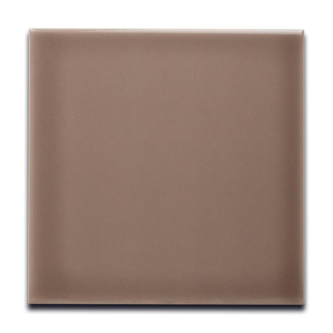 Latte 6x6 Ceramic Tile - Sample - Etsy