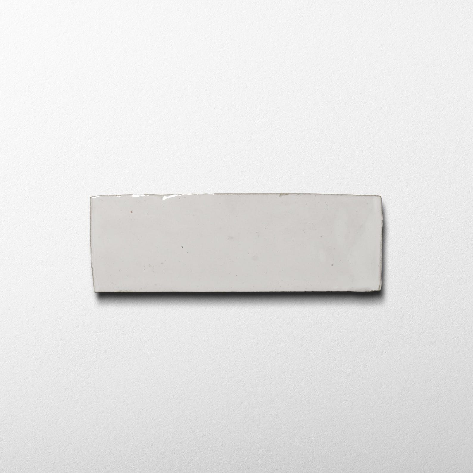 Handmade Moroccan Zellige Thick 2x6 off White Bejmat Terracotta Tile ...