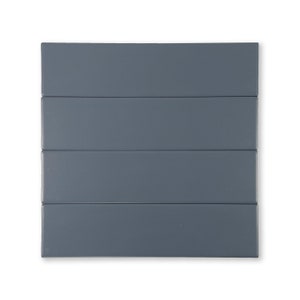 Manhattan Brick 2.5x10 Indigo Blue Matte Porcelain Tile - Sample - Etsy