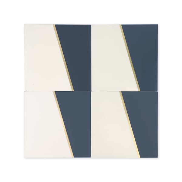 Floor Tiles With Brass Inlay - Etsy