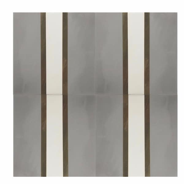 Floor Tiles With Brass Inlay - Etsy