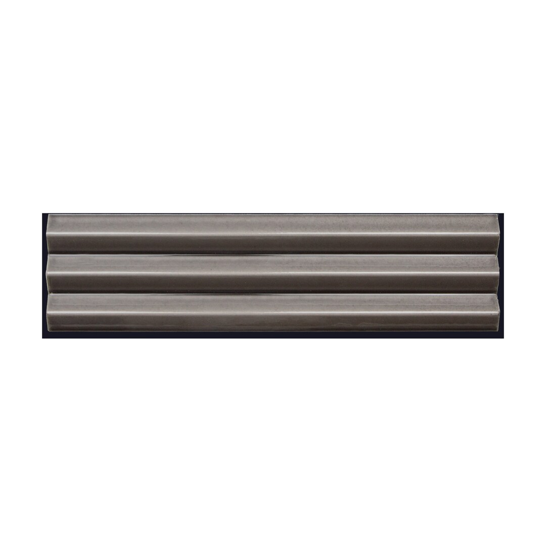 Fluted Abaque Raven Ash Grey 3x12 Subway Tile - Sample - Etsy
