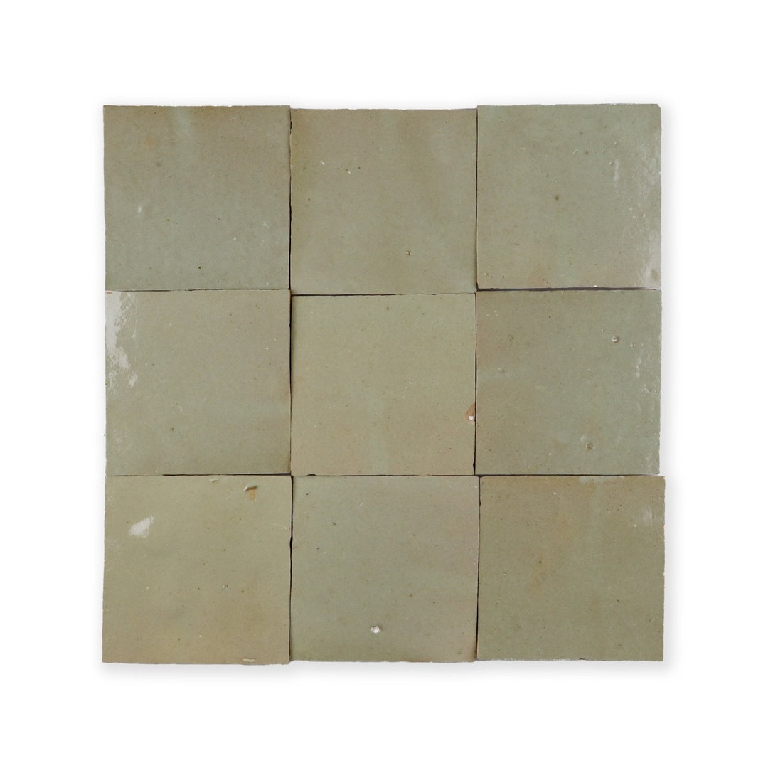 Handmade Moroccan Zellige 4x4 Earth Terracotta Tile - Sample - Etsy