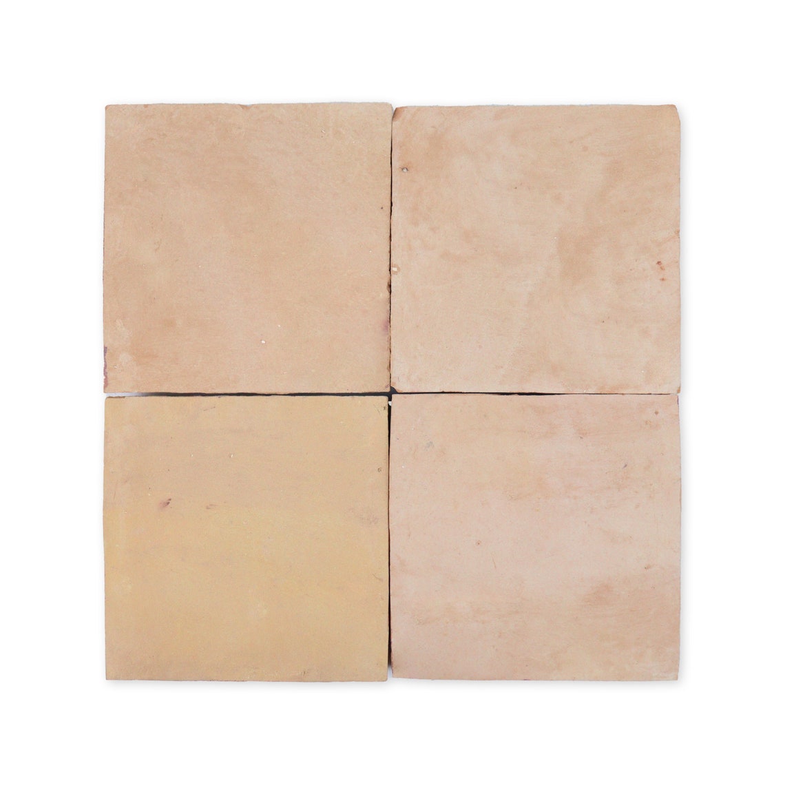 Handmade Moroccan Zellige 4x4 Unglazed Natural Terracotta Tile - Etsy