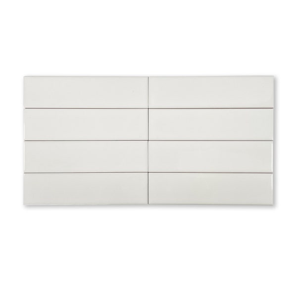 Glossy White Subway Tile - Etsy