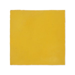 Handmade Moroccan Zellige 4x4 Citron Yellow Terracotta Tile - Sample - Etsy