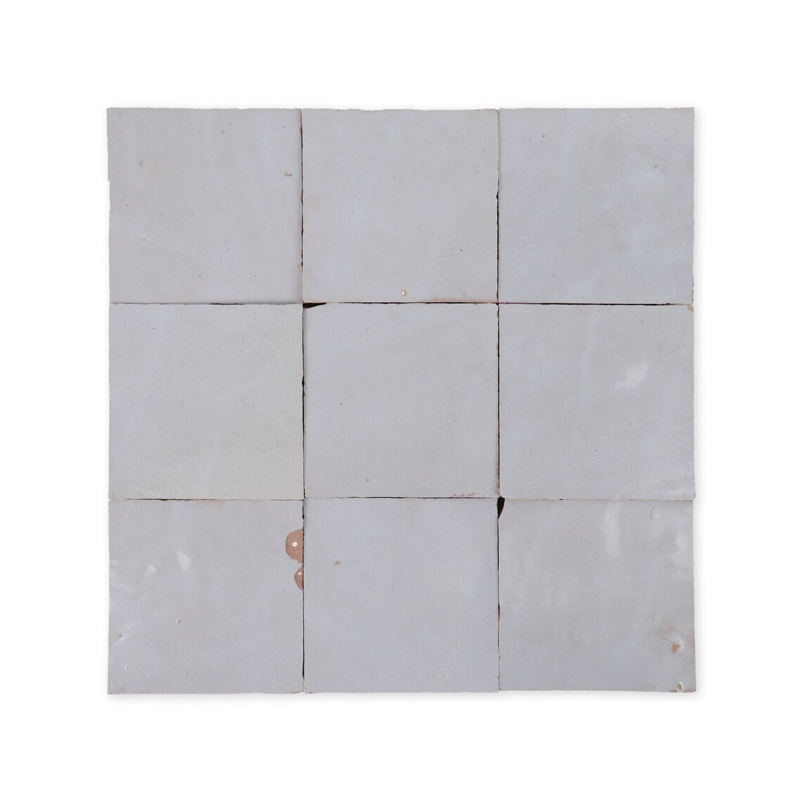 Handmade Moroccan Zellige 4x4 Pastel Blue Terracotta Tile - Etsy