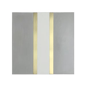 Stripe® Grey Cement Tile With Brass Inlay - Sample - Etsy