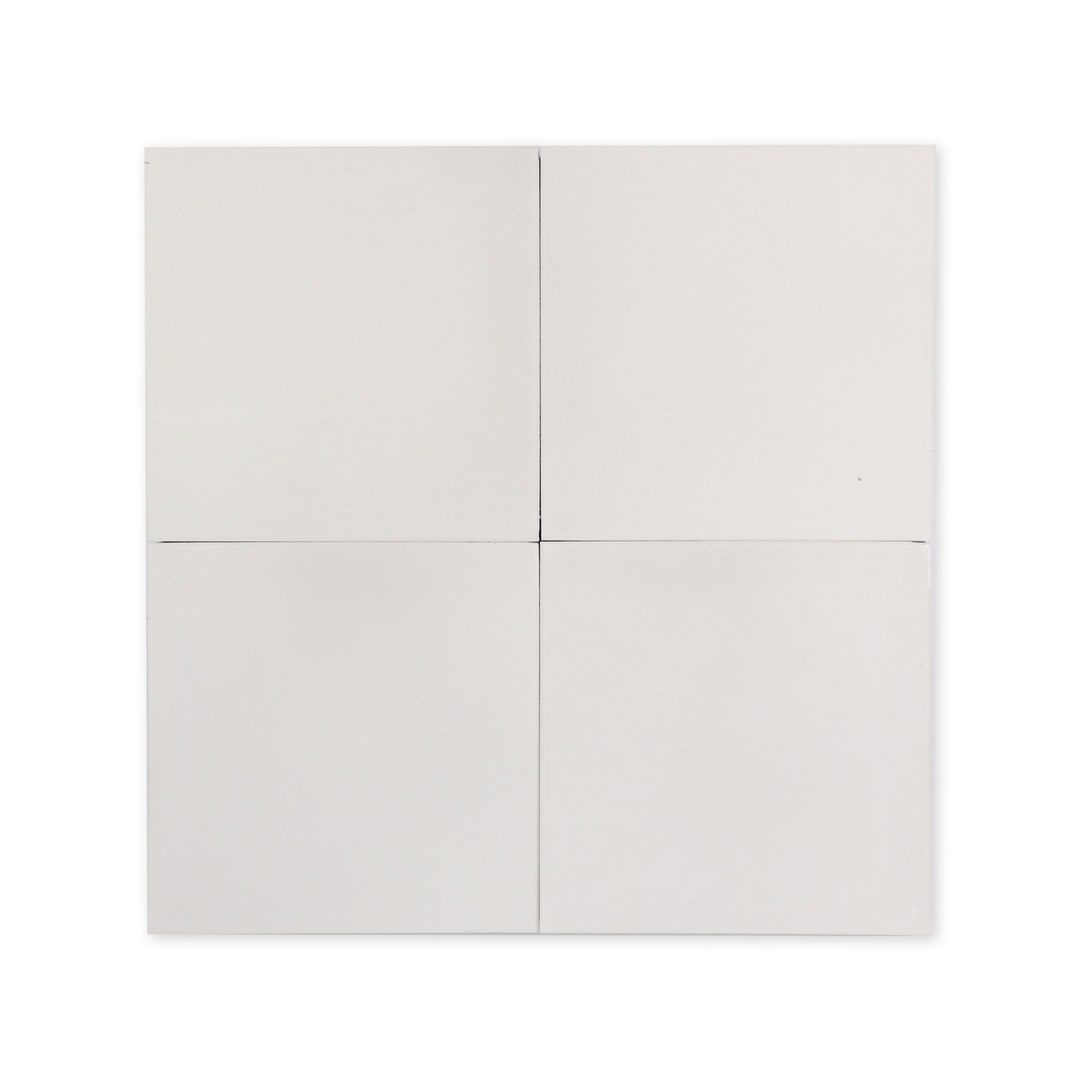 Solid White Cement Tile - Sample - Etsy
