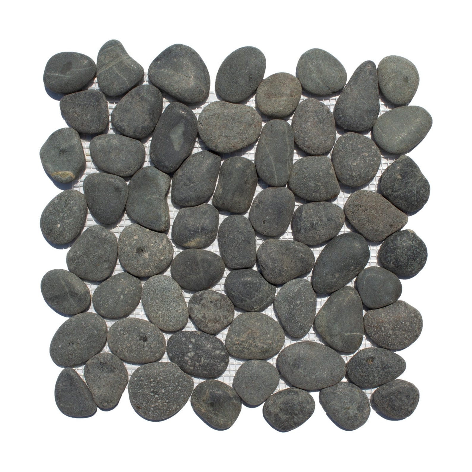 Nero Black Random Size Pebble Stone Mosaic (this is Small Sample Size ...
