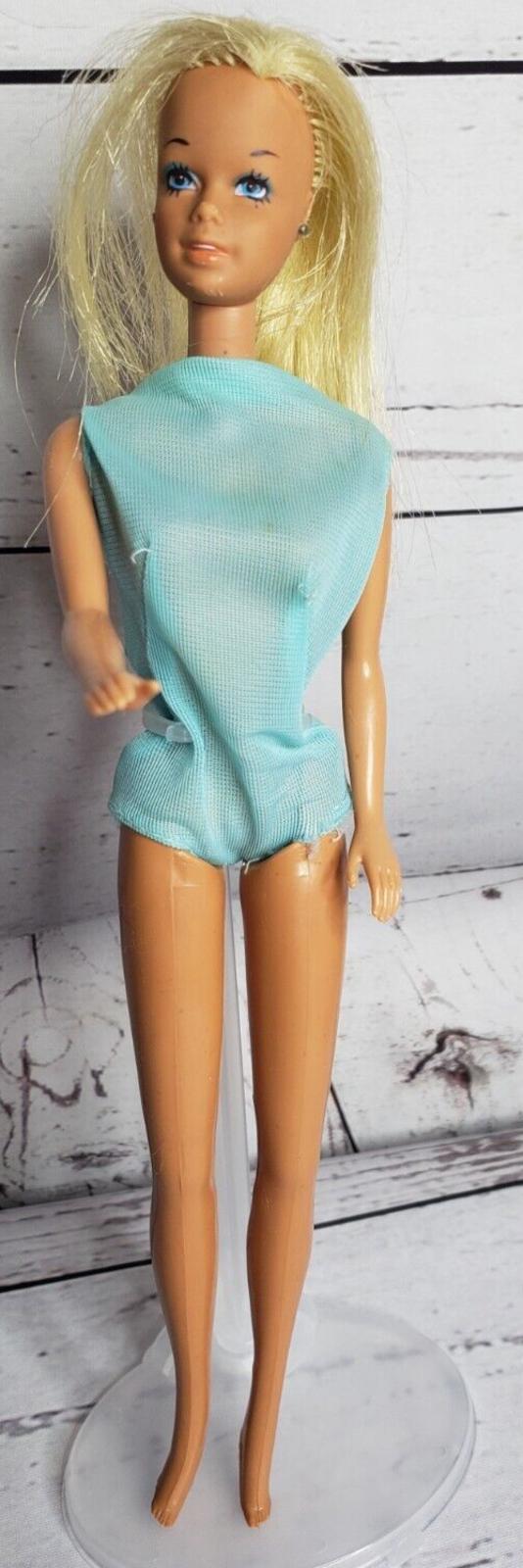 Mattel the Sun Set Malibu Barbie Doll Blue Swimsuit Vintage Korea 1971 ...
