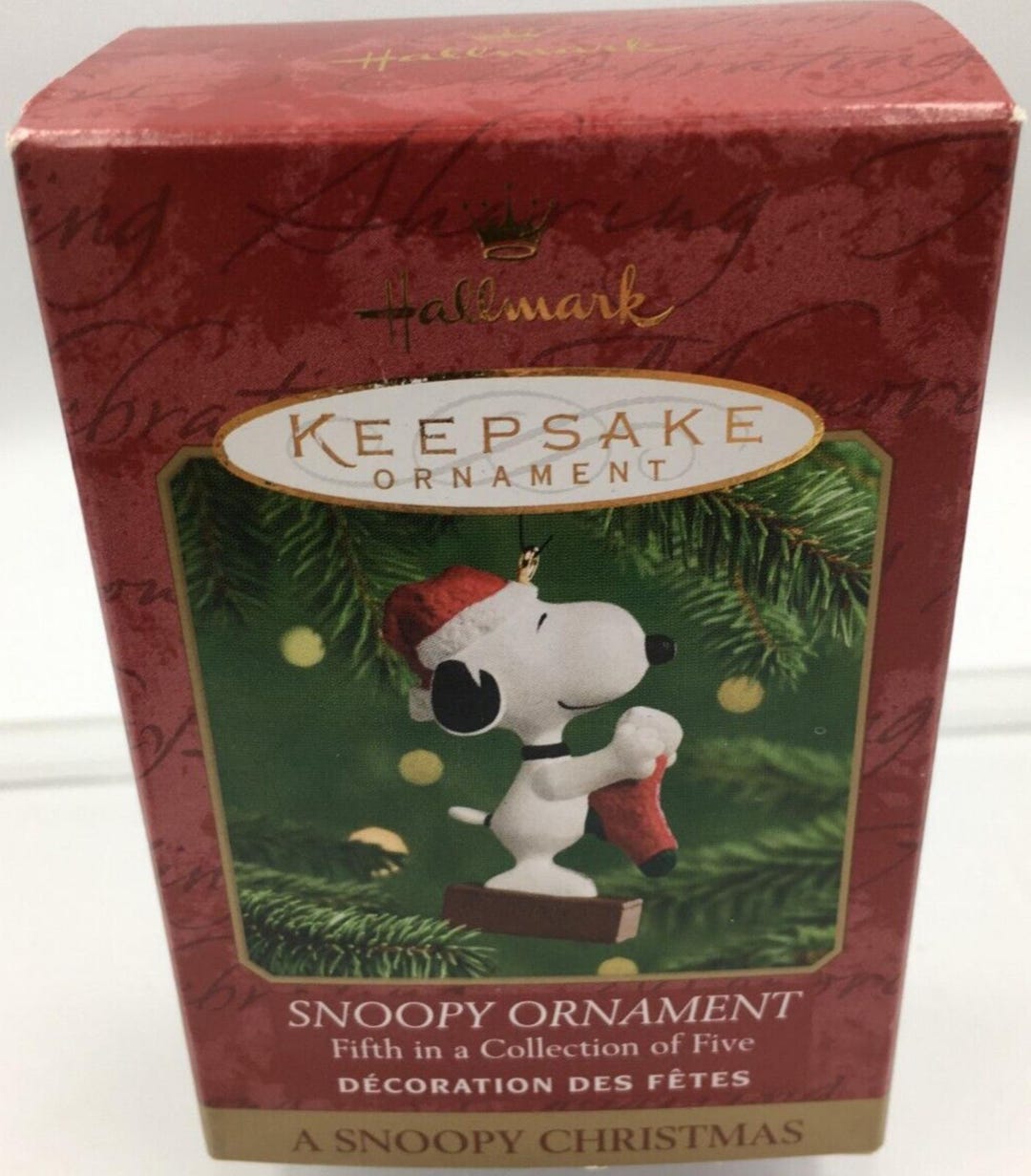 Peanuts A Snoopy Christmas Hallmark Ornament Series 5 in Original Box ...