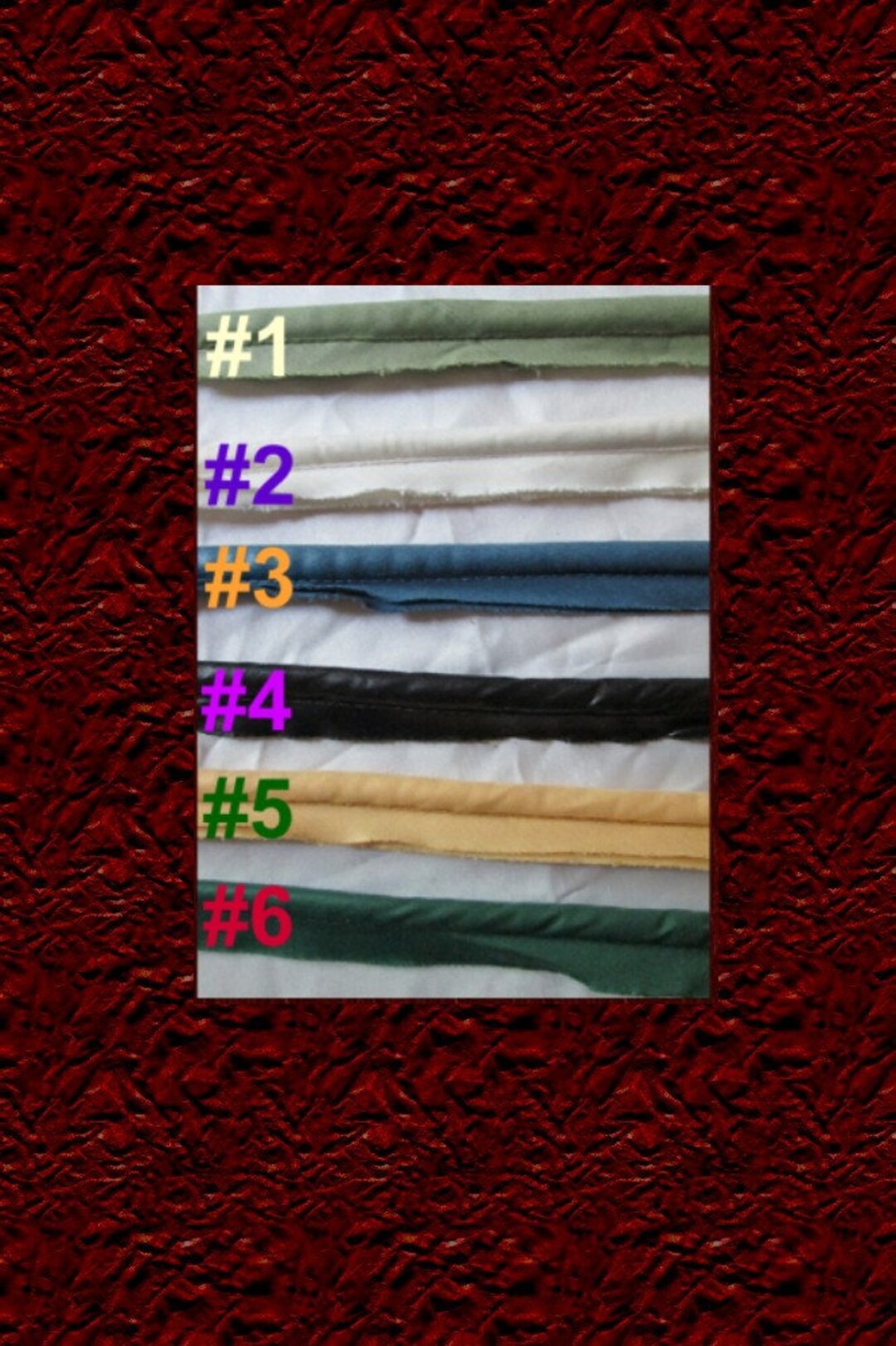 LIP CORD Trim Bind Quilt Vintage Upholestry Decorative Fabric Wright ...