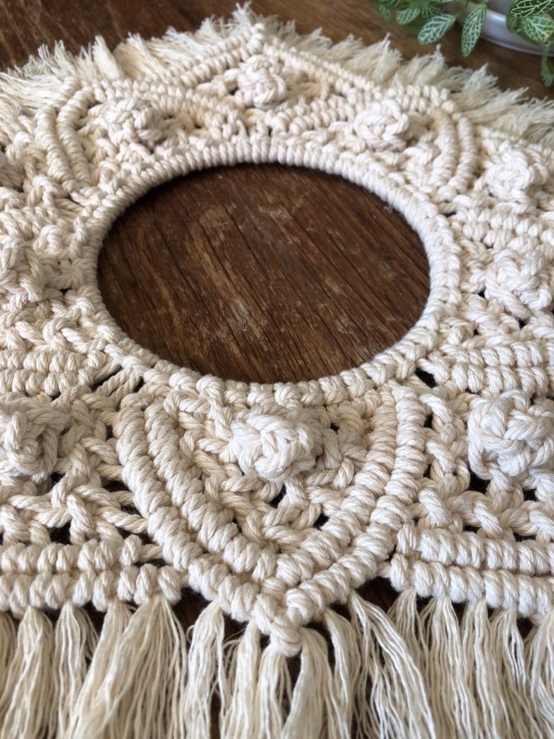 Macrame Wall Hanging / Mandala / Wreath / Ring / Table Centerpiece ...