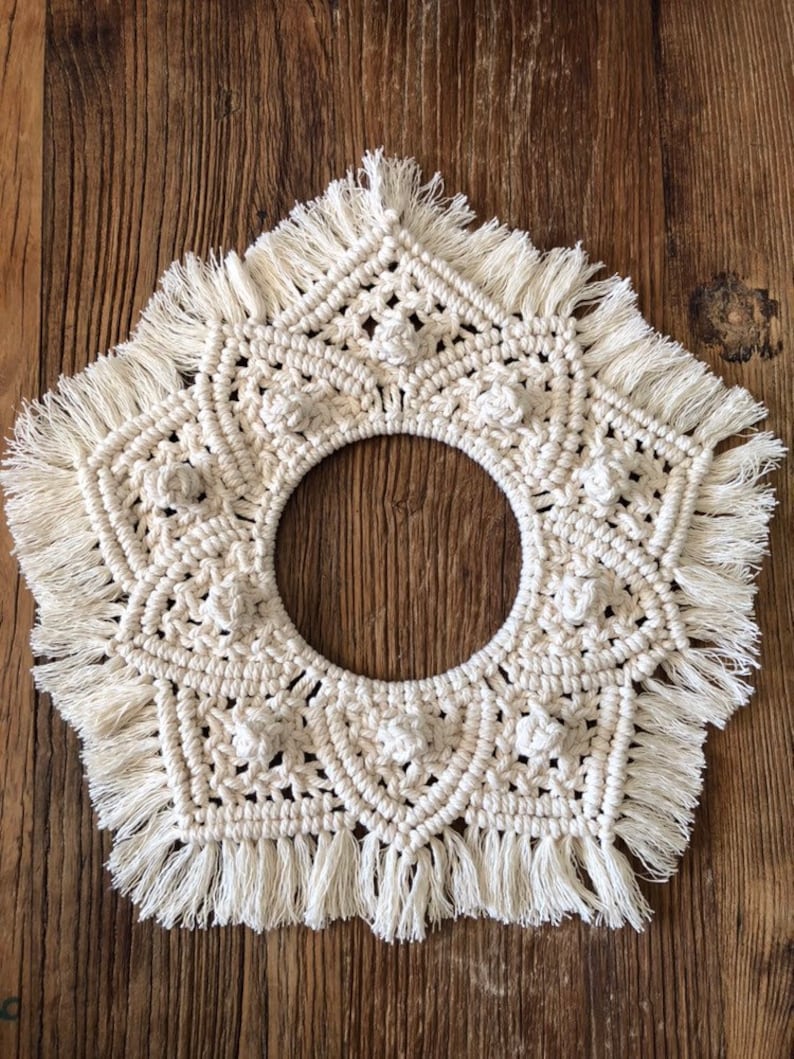 Macrame Wall Hanging / Mandala / Wreath / Ring / Table - Etsy