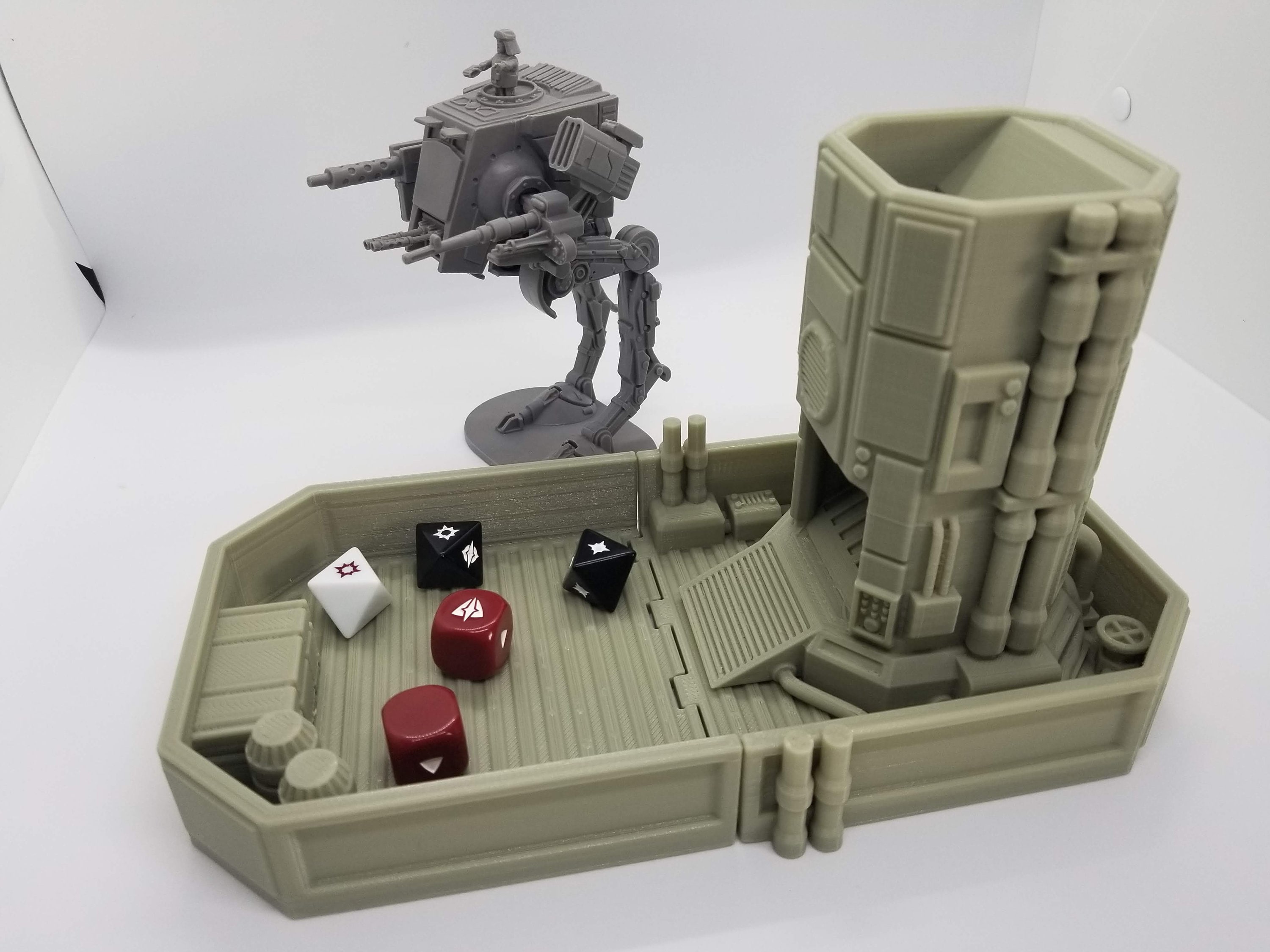 3d Printed Star Wars Legion Compatible Dice Tower / Corvus | Etsy
