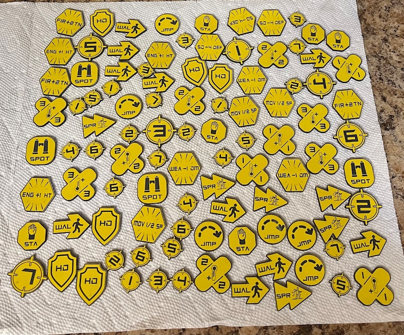 BT Alpha Strike Compatible Token Set 100 Tokens - Etsy