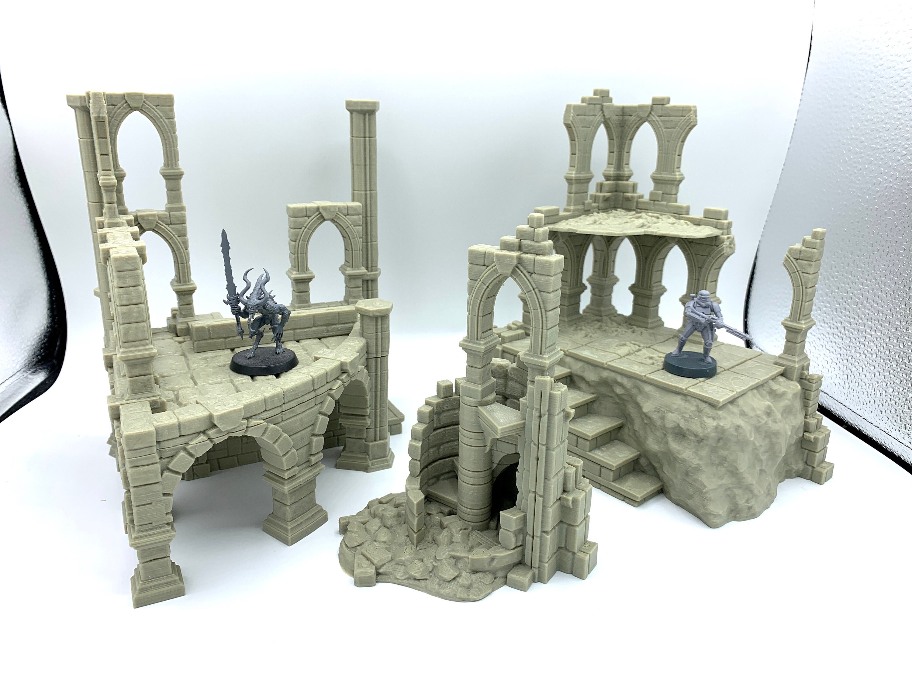 Frostguard Ruin Pack 1 / RPG and Wargame 3d Printed Tabletop Terrain ...