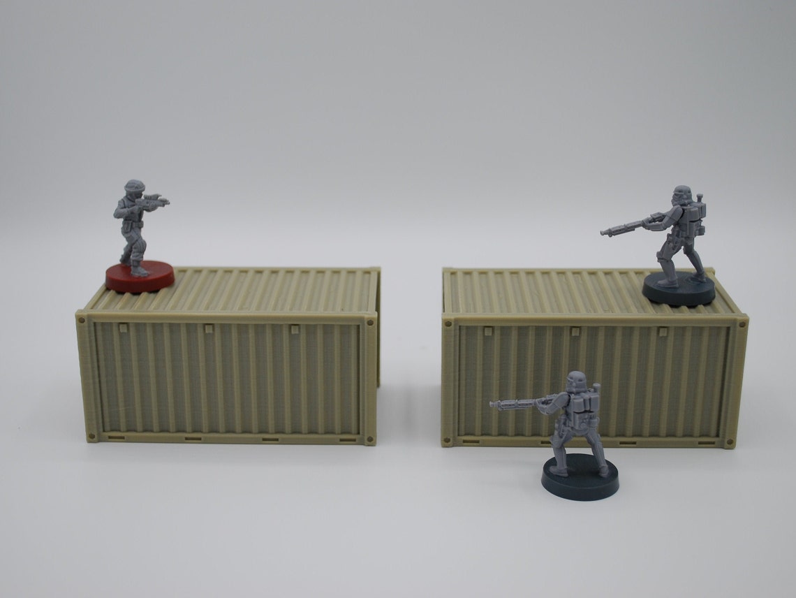 Cargo Shipping Containers /star Wars Legion / Warhammer 40K / - Etsy