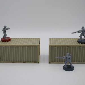 Cargo Shipping Containers /star Wars Legion / Warhammer 40K / Modern ...