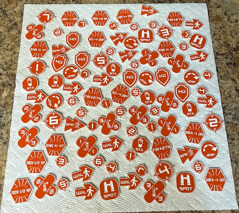 BT Alpha Strike Compatible Token Set 100 Tokens - Etsy