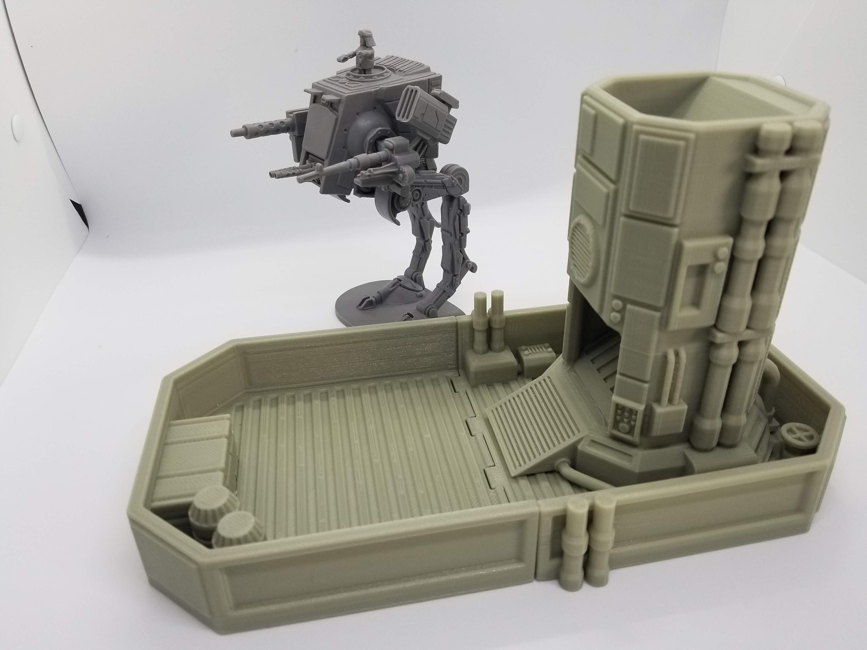 3d Printed SW Legion Compatible Dice Tower / Corvus Games Terrain ...