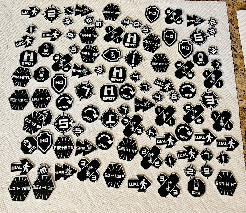 BT Alpha Strike Compatible Token Set 100 Tokens - Etsy