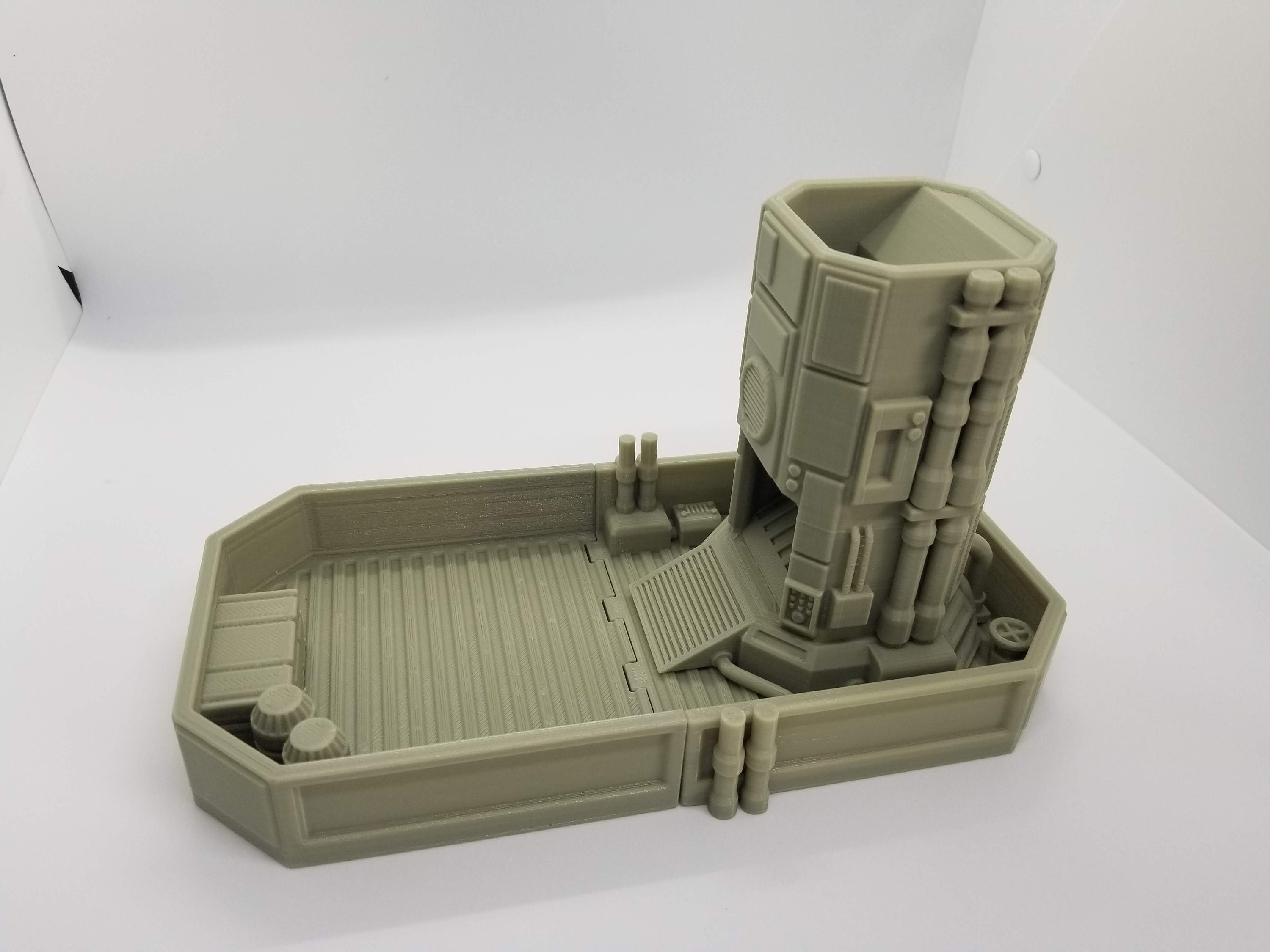 3d Printed SW Legion Compatible Dice Tower / Corvus Games Terrain ...