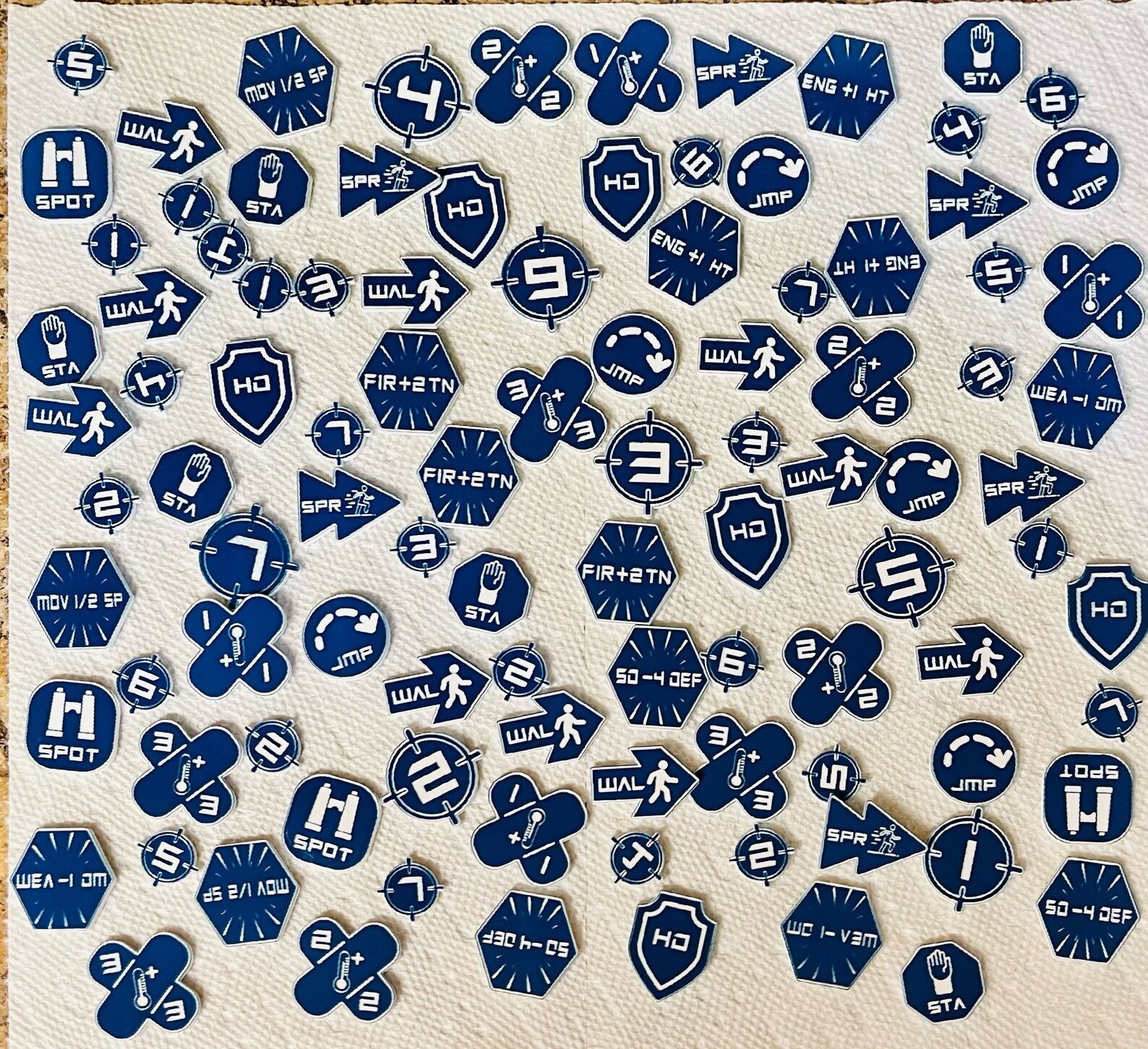 BT Alpha Strike Compatible Token Set 100 Tokens - Etsy