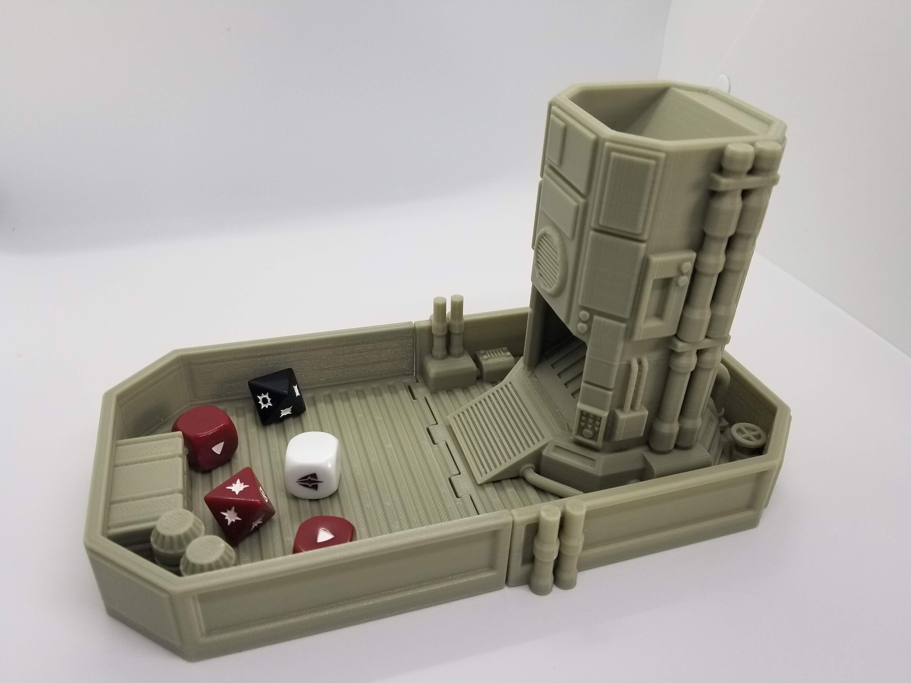 3d Printed SW Legion Compatible Dice Tower / Corvus Games Terrain ...