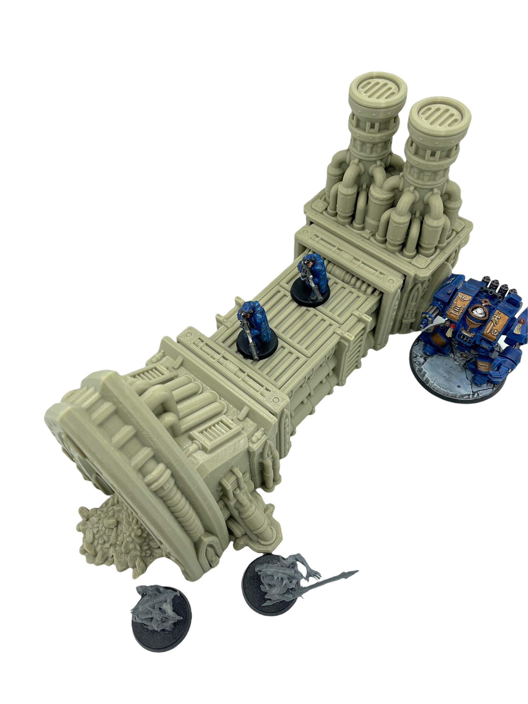 Outpost 21 Battlefield Refinery / Forbidden Prints / RPG and - Etsy