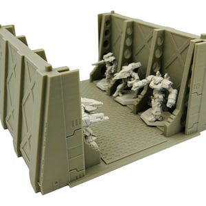 Mecha City Mech Hanger - Epic Scale Terrain (6mm - 8mm Compatible) - Etsy