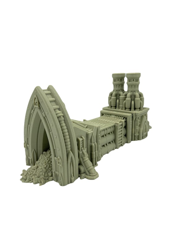 Outpost 21 Battlefield Refinery / Forbidden Prints / RPG and - Etsy