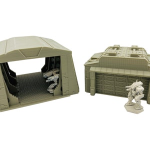 Mecha City Mech Hanger - Epic Scale Terrain (6mm - 8mm Compatible) - Etsy