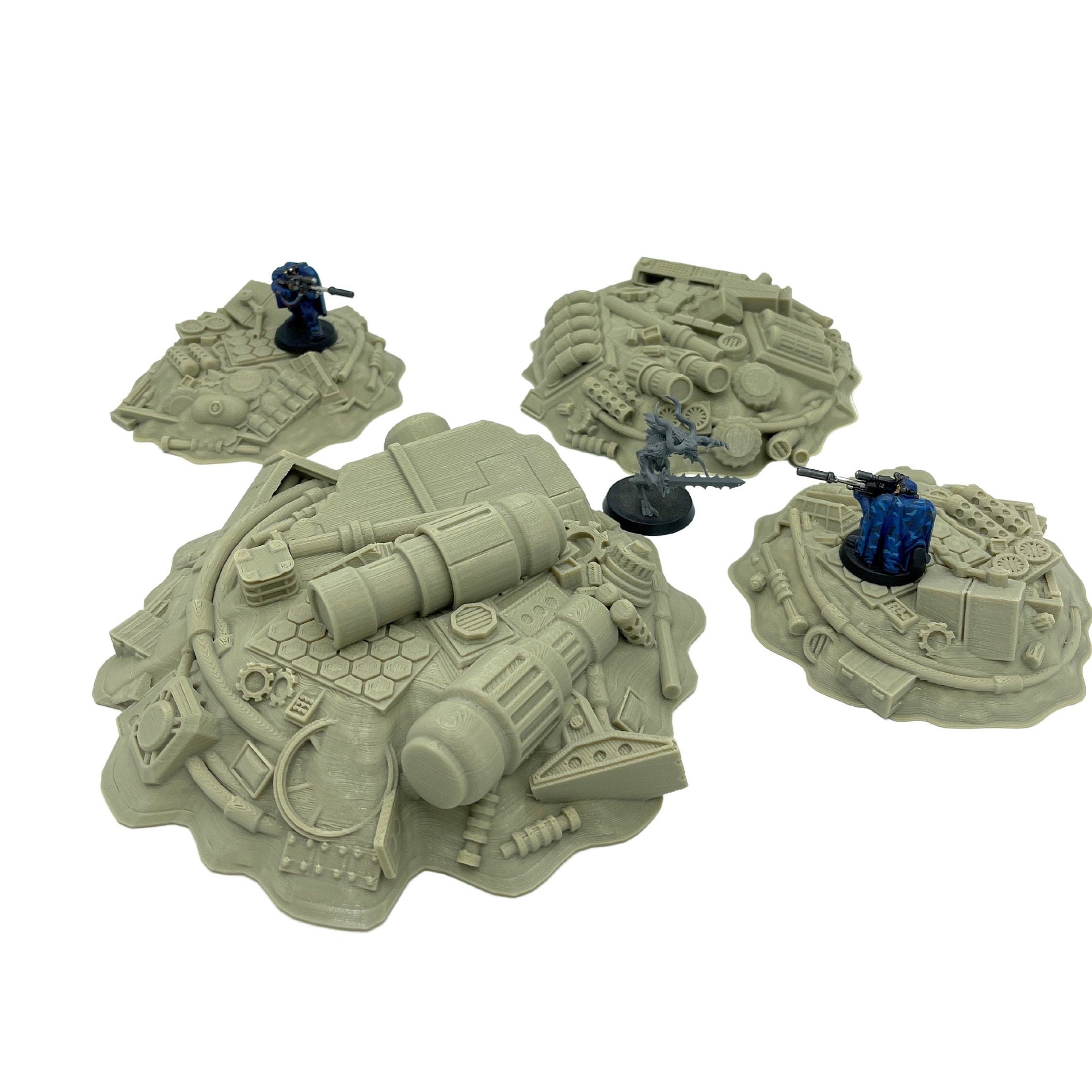 3d Printed / Sci-fi Junk Piles /star Wars Legion Compatible - Etsy
