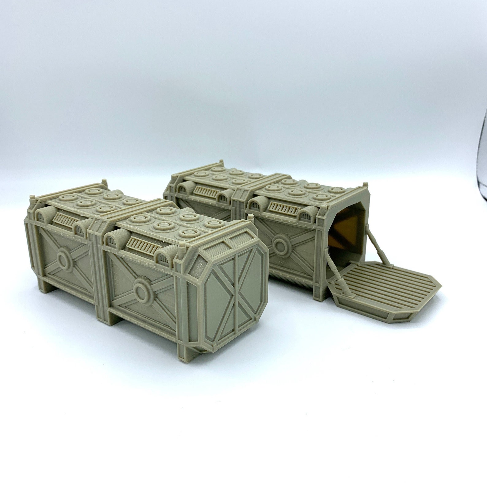 3d Printed / Sci-fi Shipping Containers /star Wars Legion - Etsy