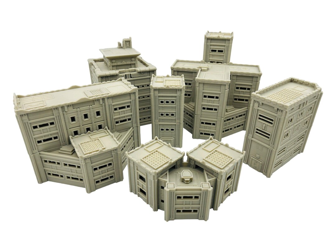 Epic Habitat Bundle Terrain Set 2 – 6–8mm 3D Printed Tabletop Scenery ...