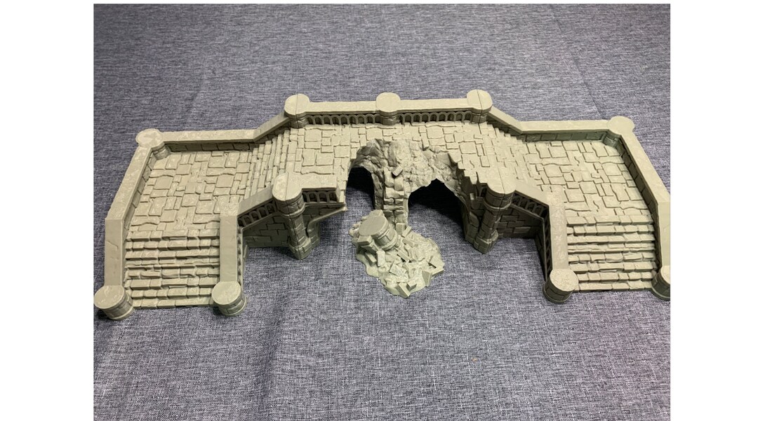 Arkenfel Modular Ruined Bridge 1 / Dark Realms Terrain / RPG and ...