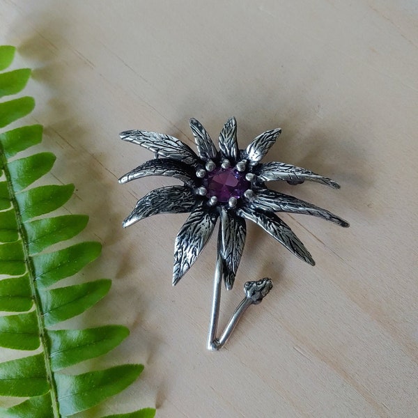 Edelweiss Brooch - Etsy