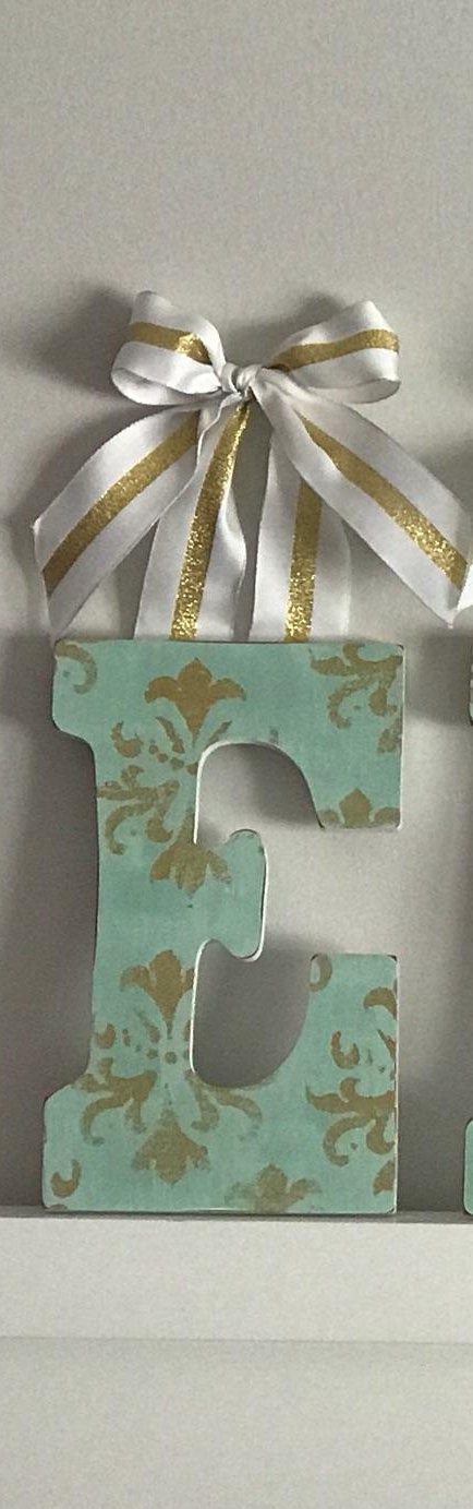 Block Letter Wall Hanging - Etsy