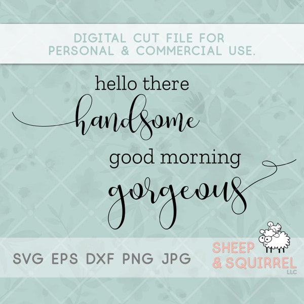 Hello Handsome - Etsy