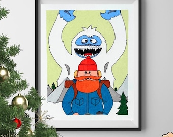 yukon cornelius coloring pages