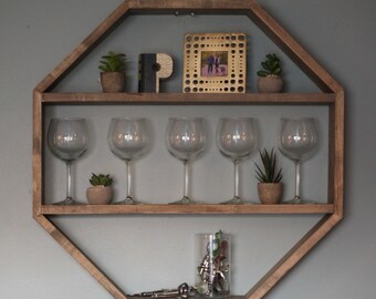 Octagon shelf | Etsy