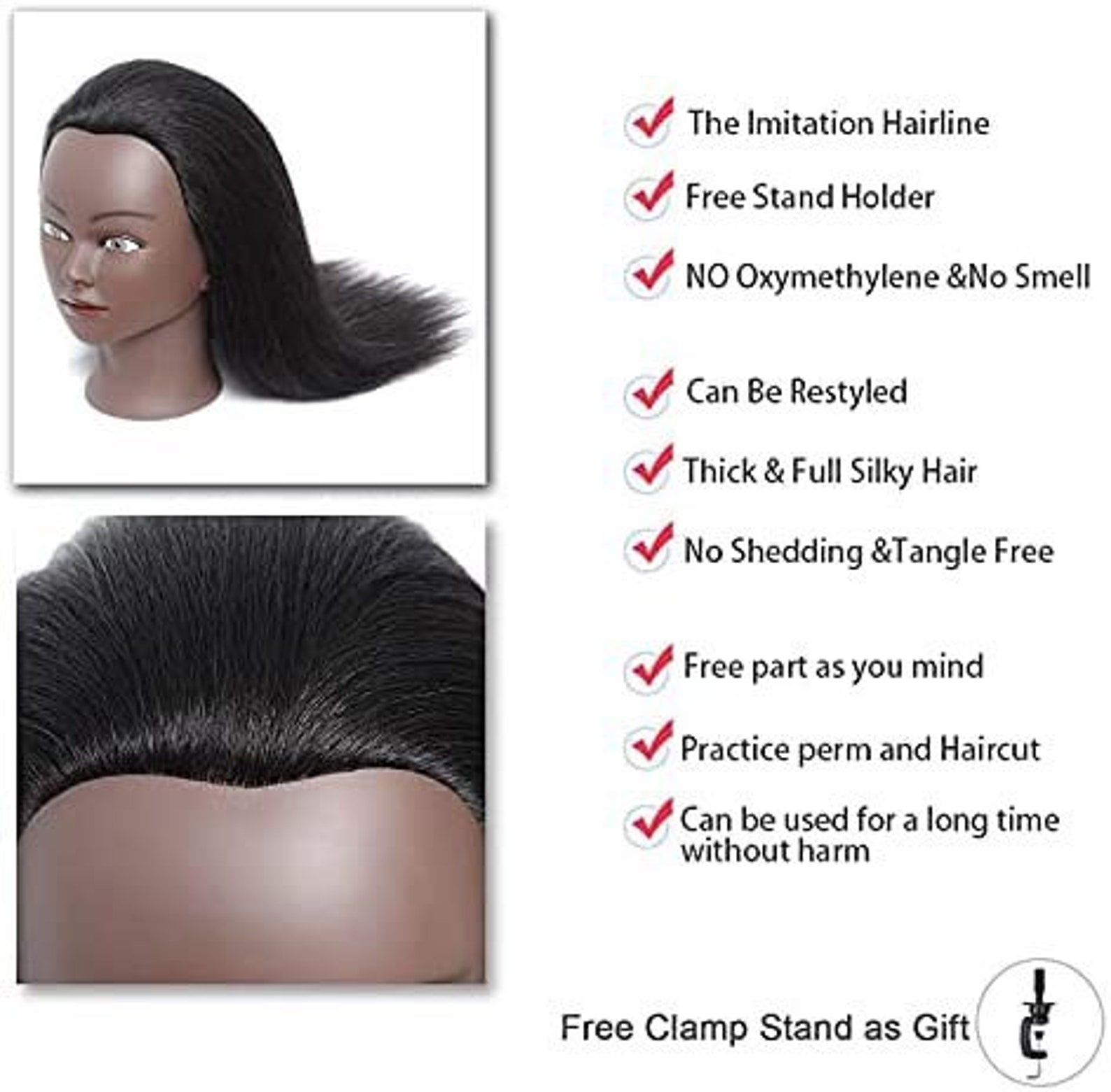 Learn to Braid Practice Braiding Mannequin Head for Hair - Etsy