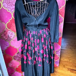 1950s Grace Kelly Rose Silk Cocktail Dress B 34 W 26 - Etsy