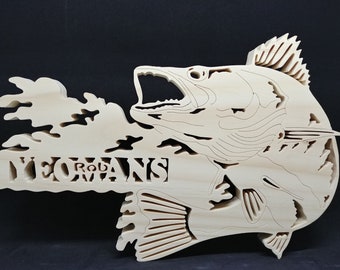 Scroll saw fish | Etsy