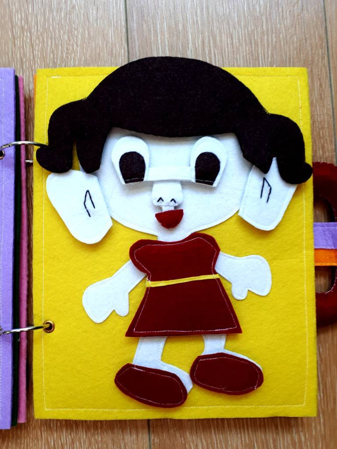 Quiet Busy BOOK for Toddler Preschooler 12 Pages Ballerina - Etsy