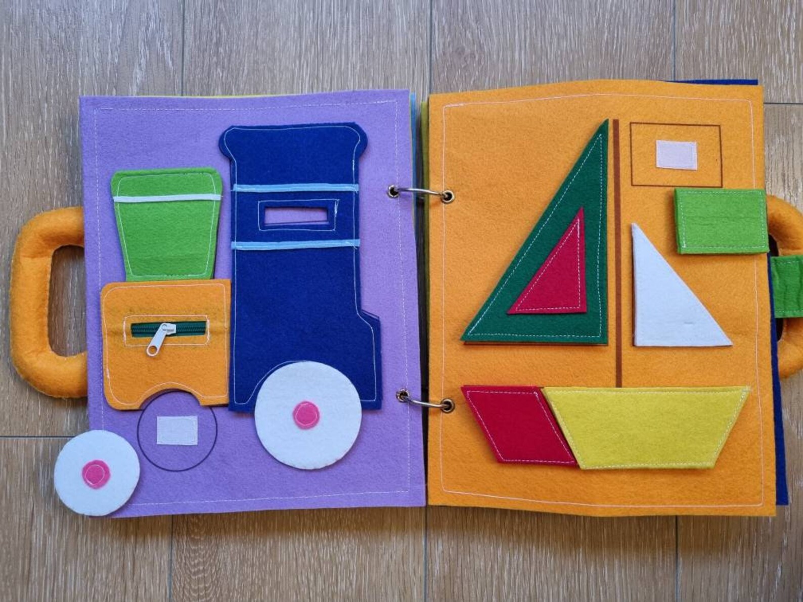 Busy BOOK Transportation for Toddler Preschooler 16 Pages | Activity ...
